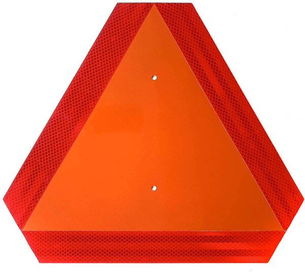 SLOW MOVING TRIANGLE (DECAL)